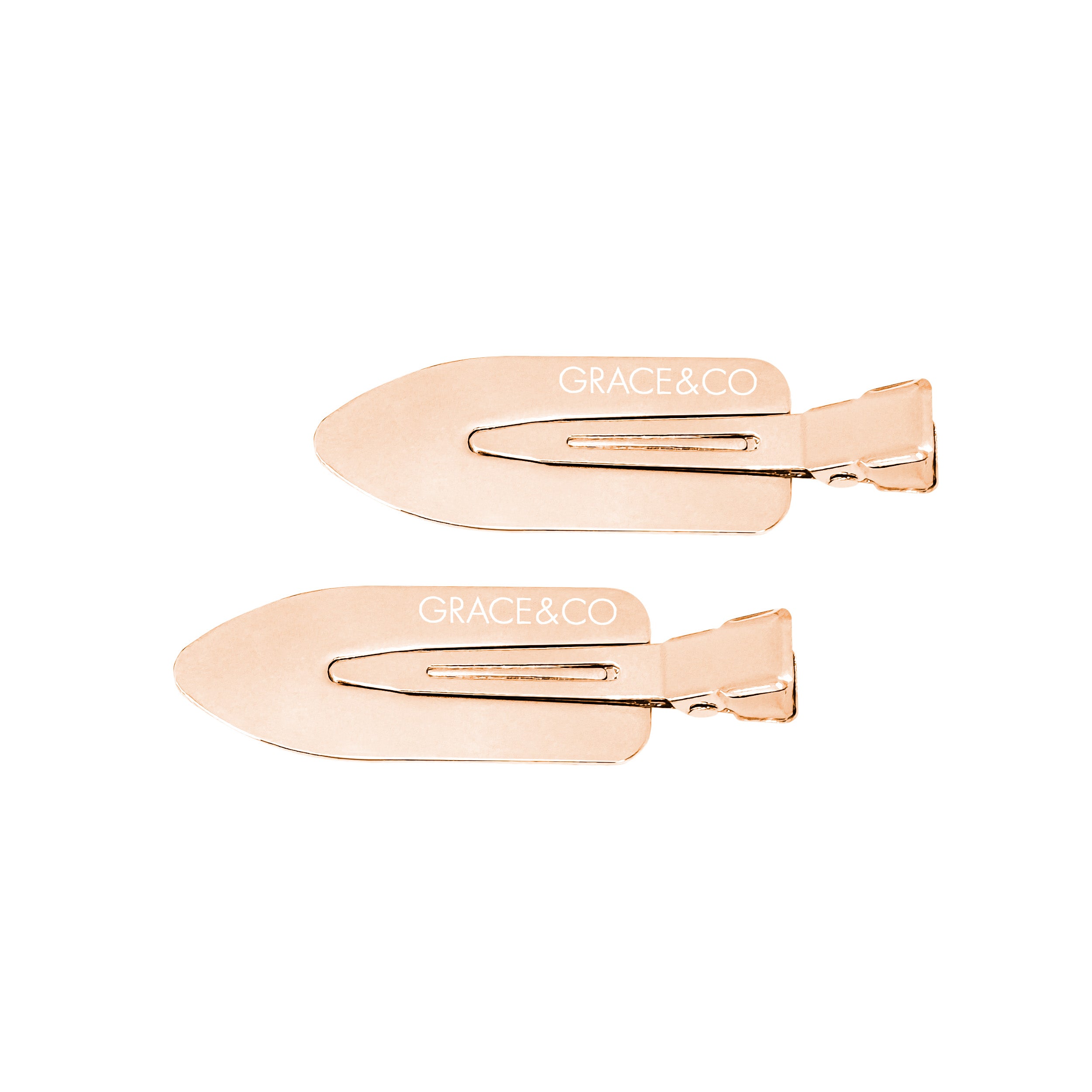Metallic Creaseless Clips - Rose Gold – Grace & Company